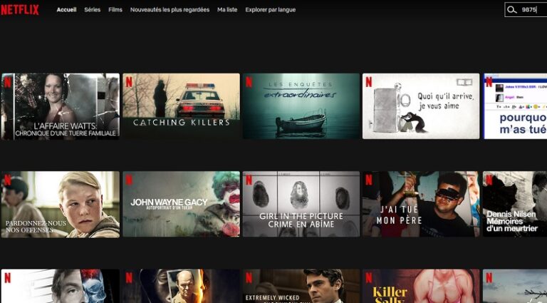 Netflix : Comment taper 9875 sur Netflix va changer votre vie