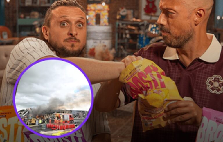 La Ferme Brosti de McFly & Carlito victime d'un incendie, l'usine en feu